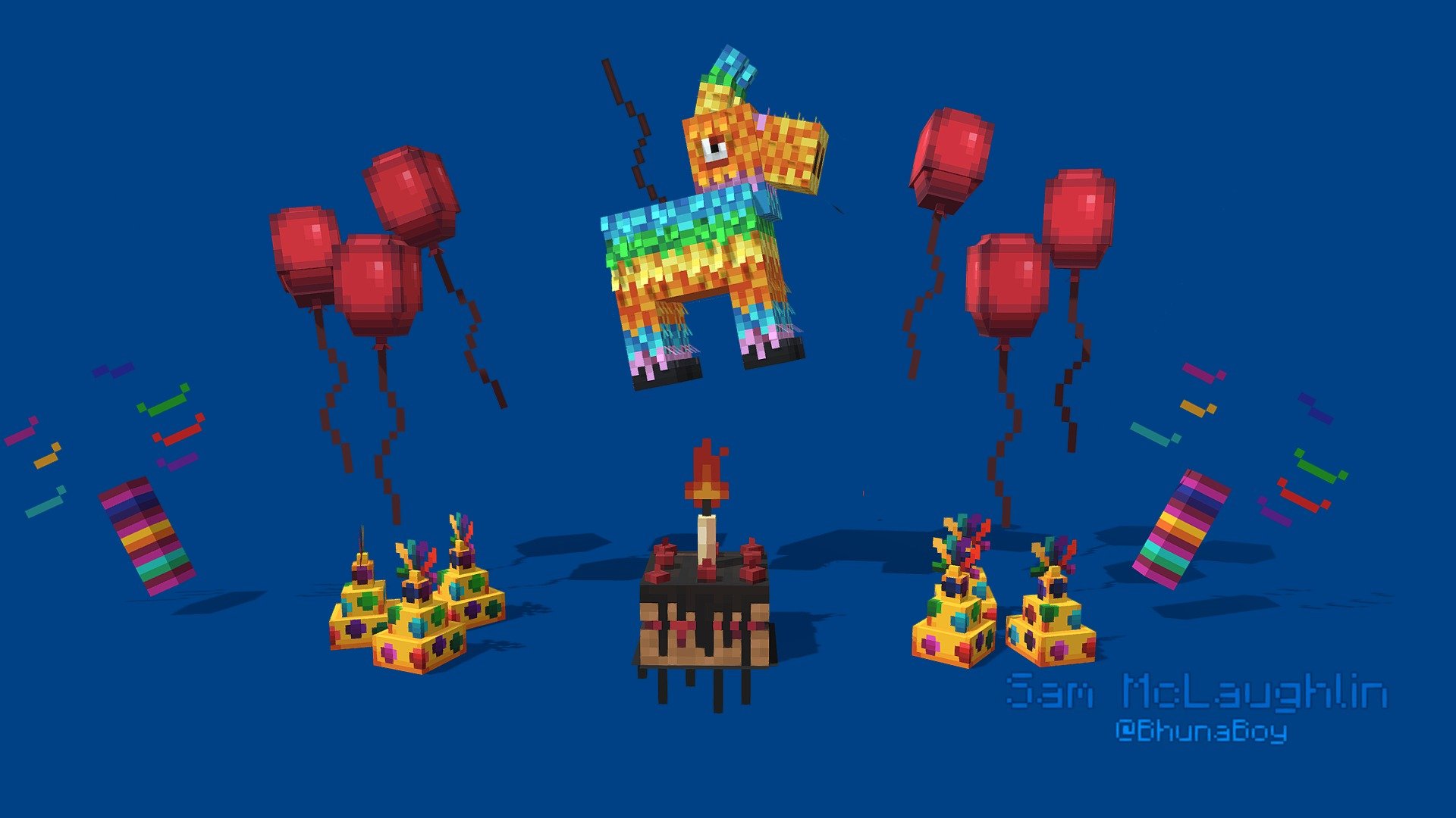 Party Set - 3D model by Sam McLaughlin (@BhunaBoy) [703f7df] - Sketchfab