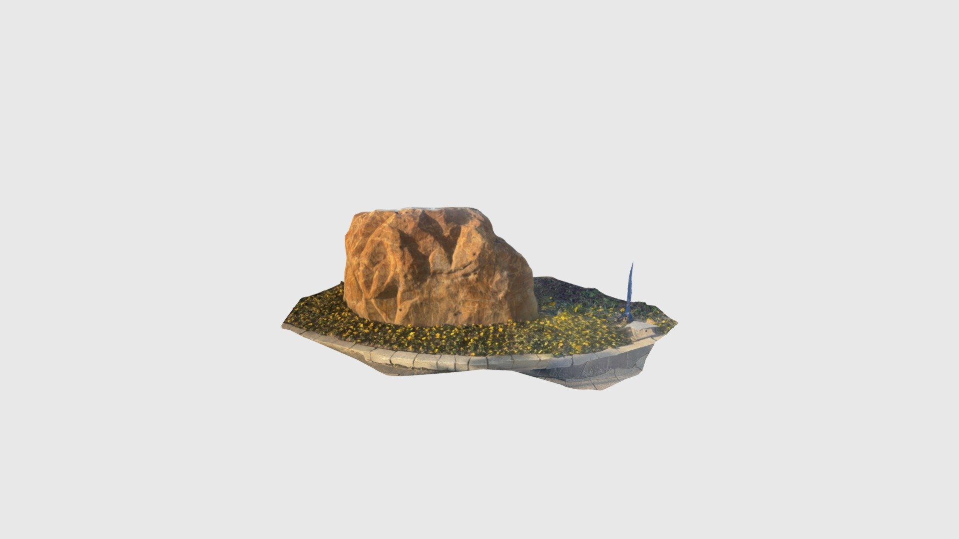 Large stone statue - Download Free 3D model by cuiyamim [7040d9d ...