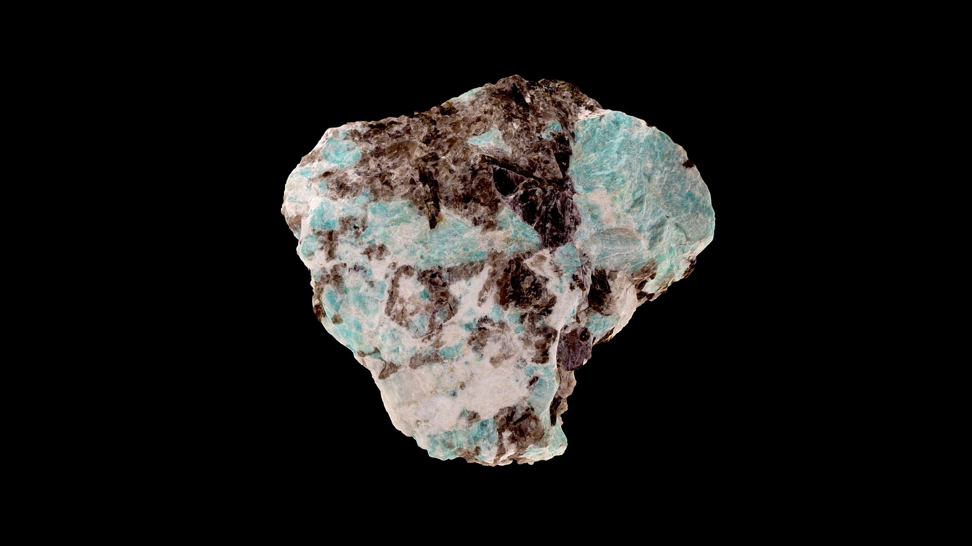 amazonite with biotite and quartz 9-19 - Download Free 3D model by ...