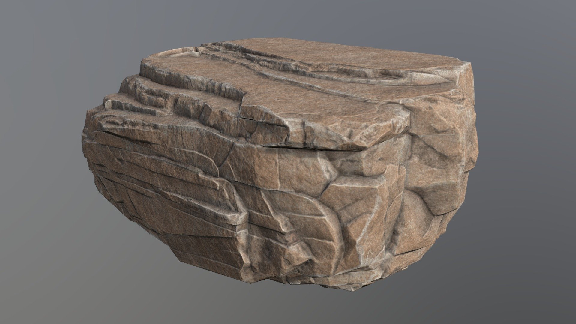 Realistic desert boulder rock sandstone - Buy Royalty Free 3D model by ...