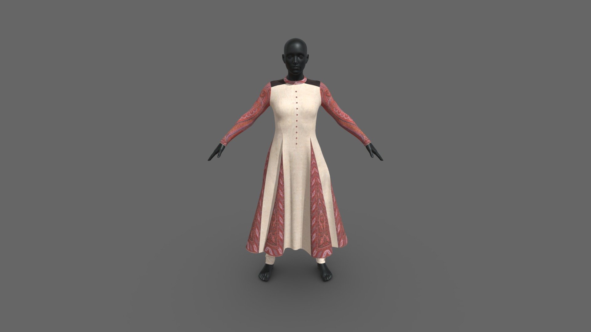 KURTA FOR CONFIGERATOR - 3D model by aindustreasures [7045c2a] - Sketchfab