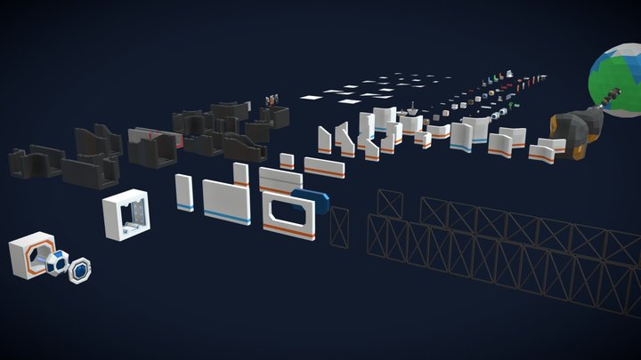 Kitbash 3D models - Sketchfab