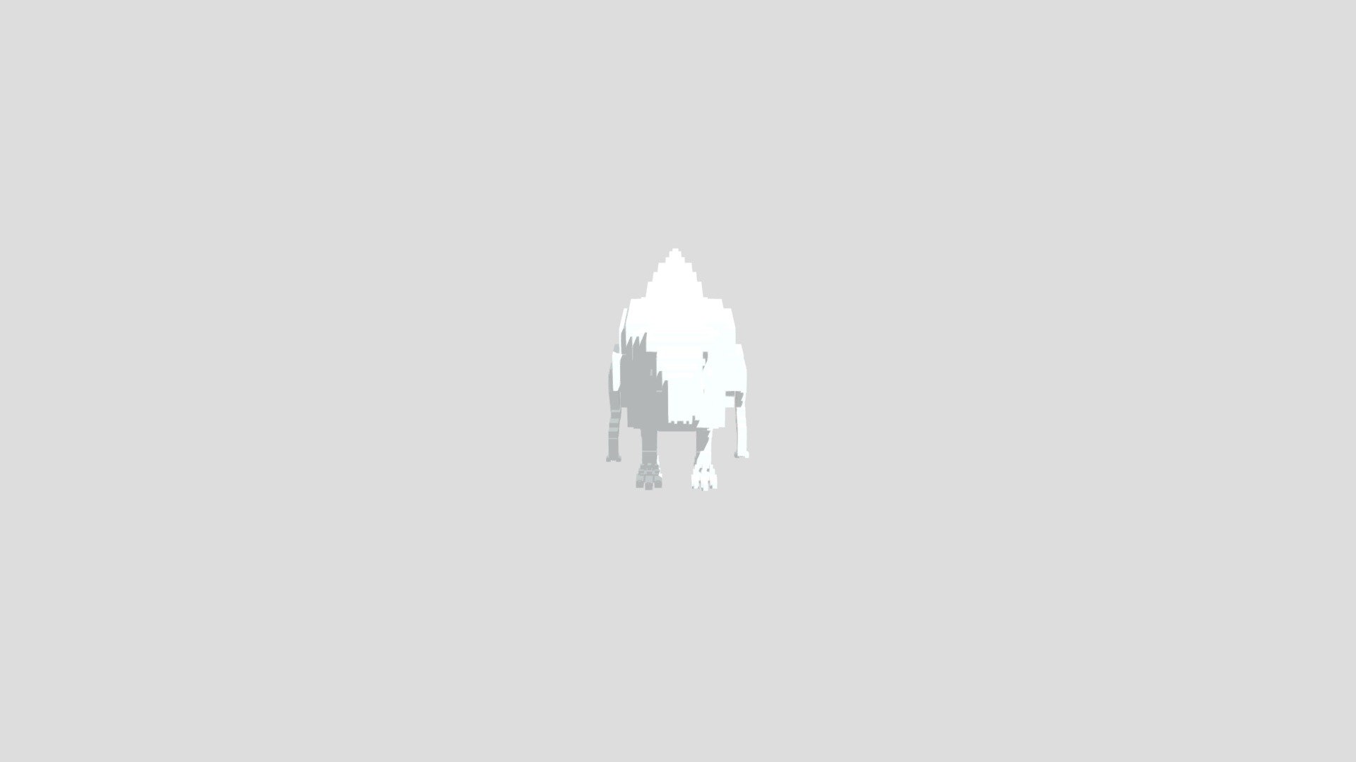 Blocky Dinosaur - Download Free 3D model by wannabewyvern ...