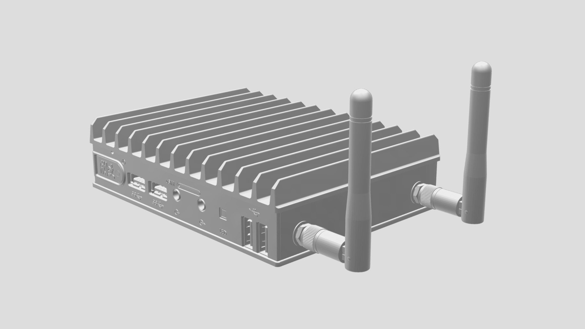 FITLET3-WiFi - 3D model by compulab [70467a3] - Sketchfab