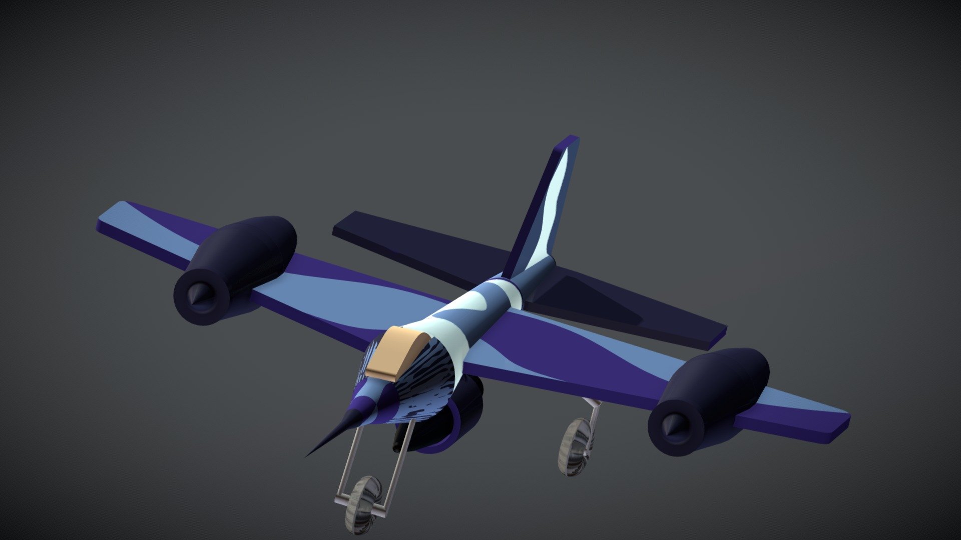 Aircraft - Download Free 3D model by Yash Thummar (@yos7) [70497b6 ...