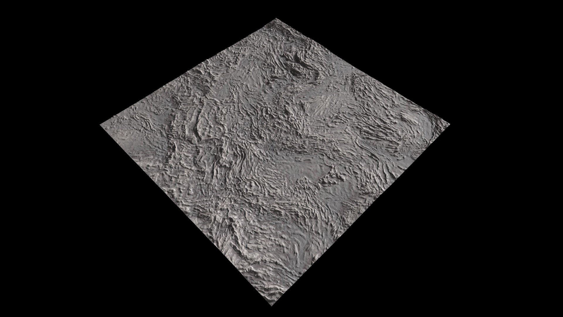 Volcano Terrain Flat Version 10 - Buy Royalty Free 3D model by ...