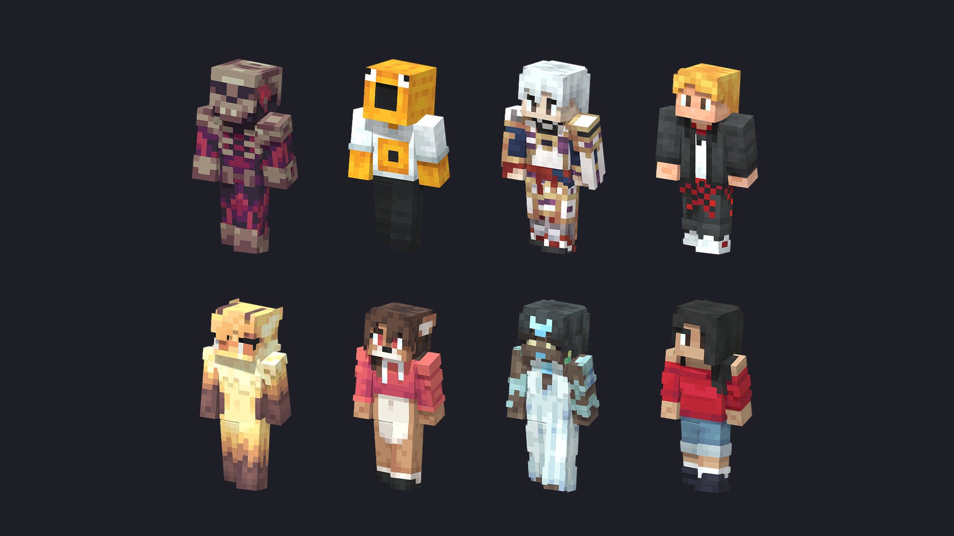 Minecraft Skins - 3D model by Skart (@Skart2000) [704c517] - Sketchfab