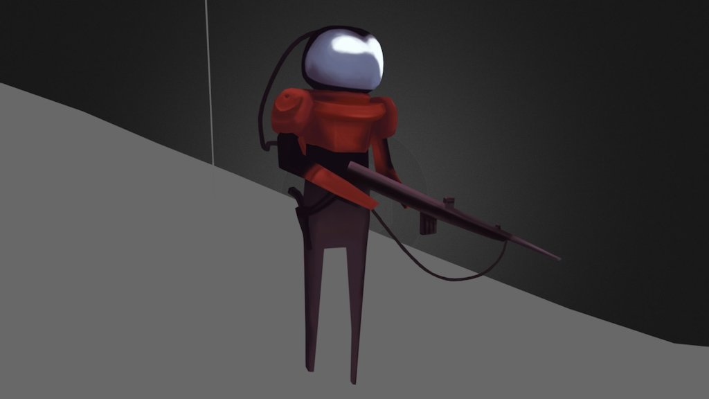 Scavenger Bot-3000 (WIP) - 3D model by Anders J. Overvad (@overvad ...