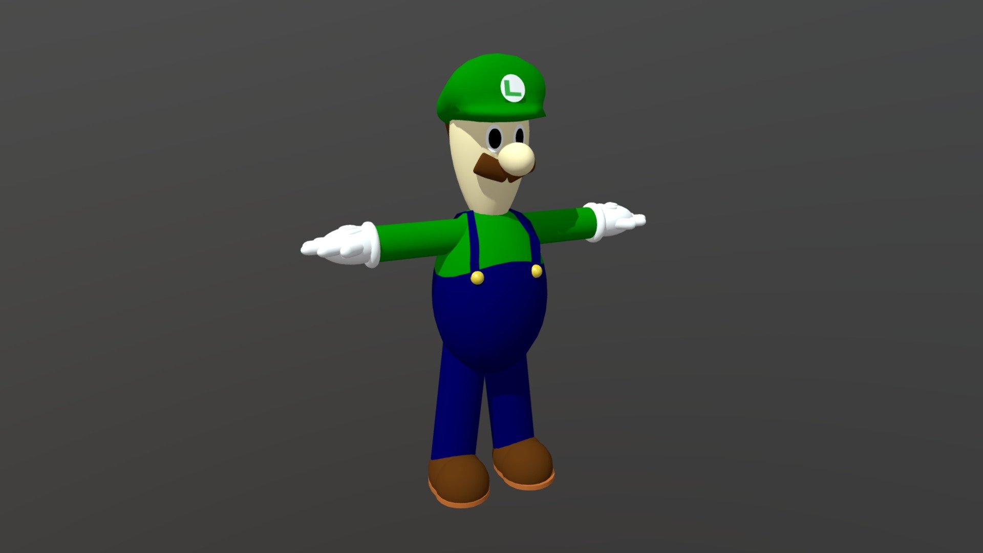 Luigi - 3D model by Megaspartan94 [704f961] - Sketchfab