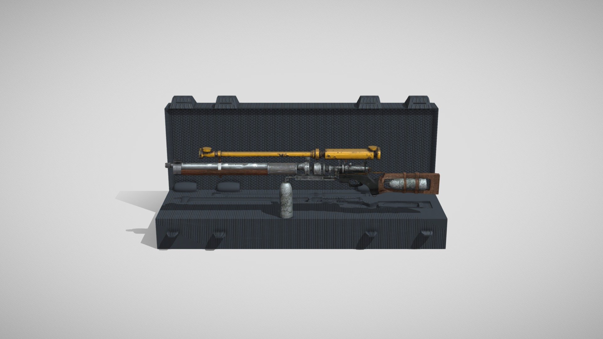 The Makeshift - Steampunk Rifle - 3D model by Ryan LaBean (@RyanLaBean ...