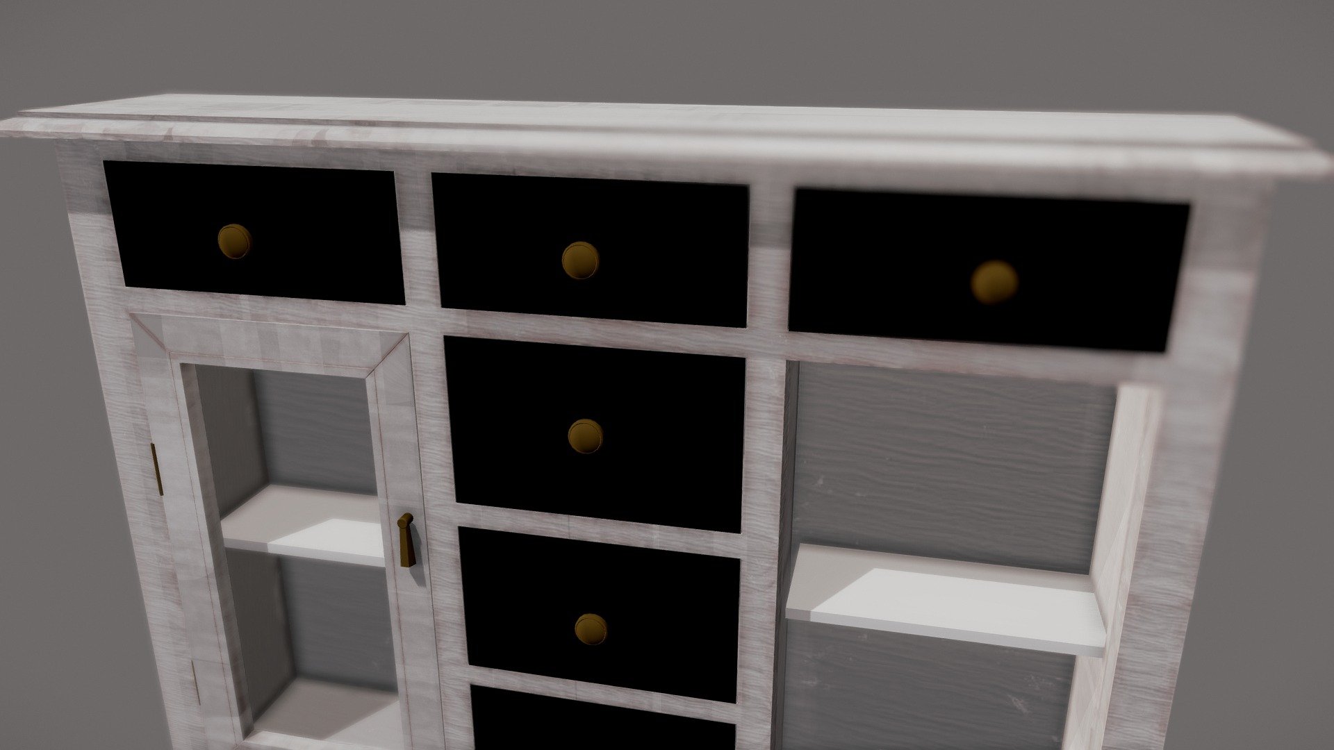 Console-Storage T-V01 _Furniture sample - 3D model by Bahirmary Ramos ...