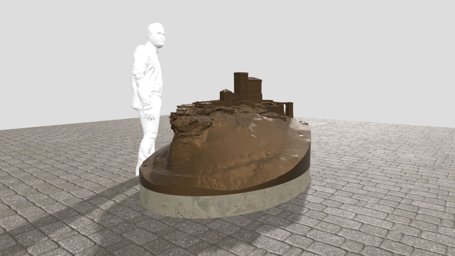 Bronze-Modell: Burg Trifels - 3D model by archeologie.alsace [7050f7d ...