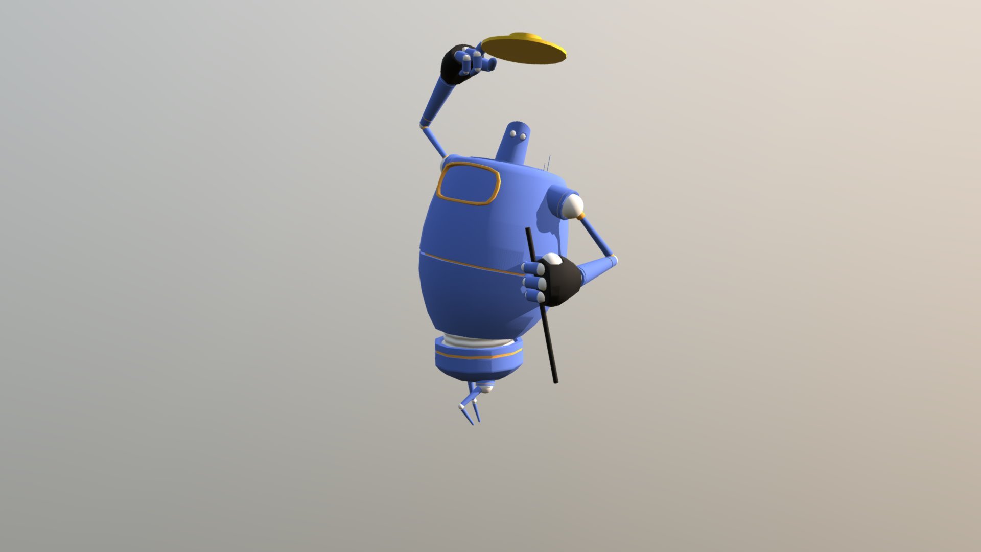 Robot Walk Cycle - 3D model by meaghansearle [7050f86] - Sketchfab