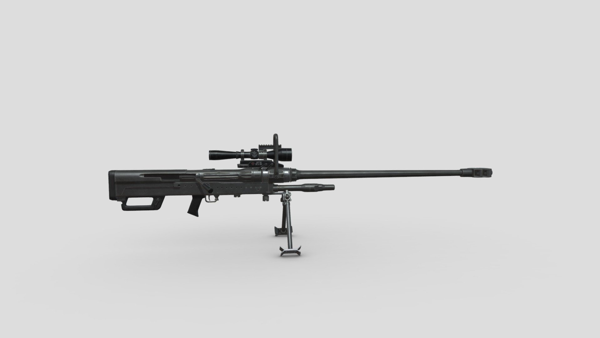 Denel NTW-20 - Low Poly - PBR - 3D model by Rutas (@Suandoa) [7051ee6 ...