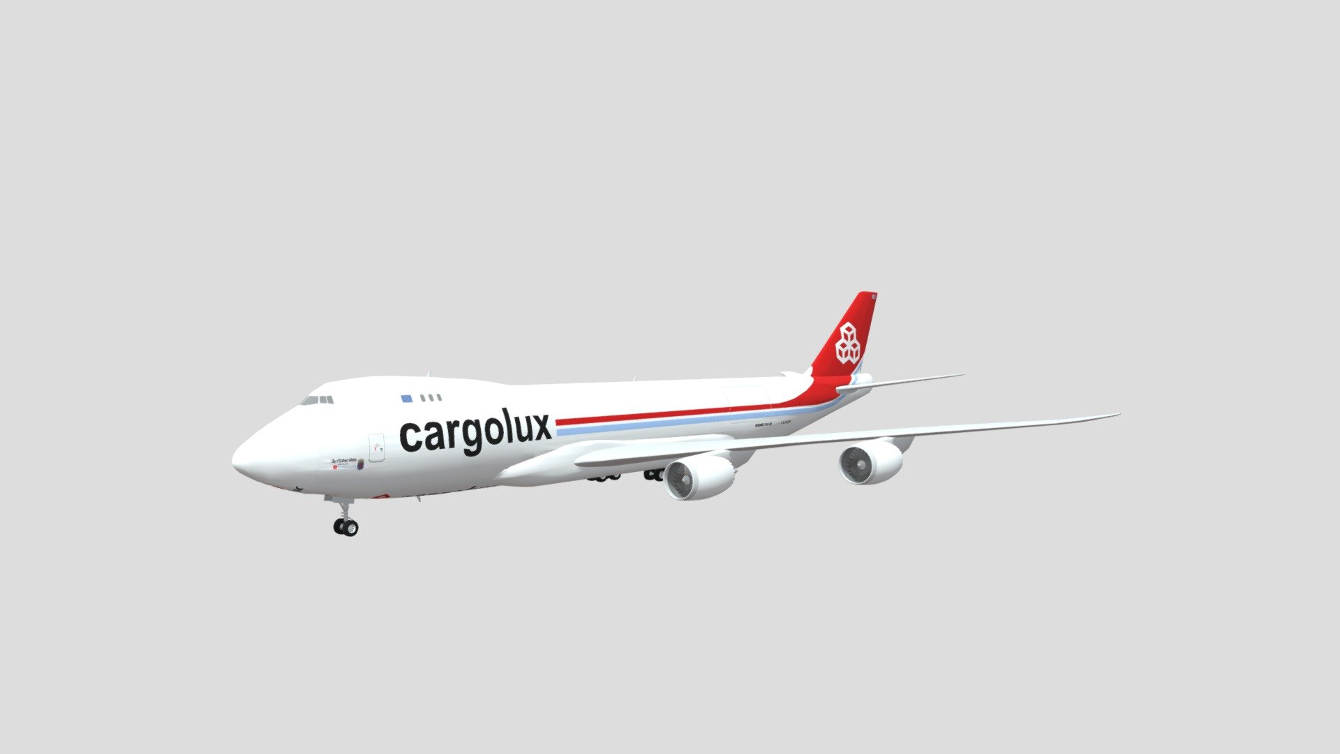 Boeing 747-8F cargolux - Download Free 3D model by zairiq zairiq (@zairiqzairiq) [705212f ...