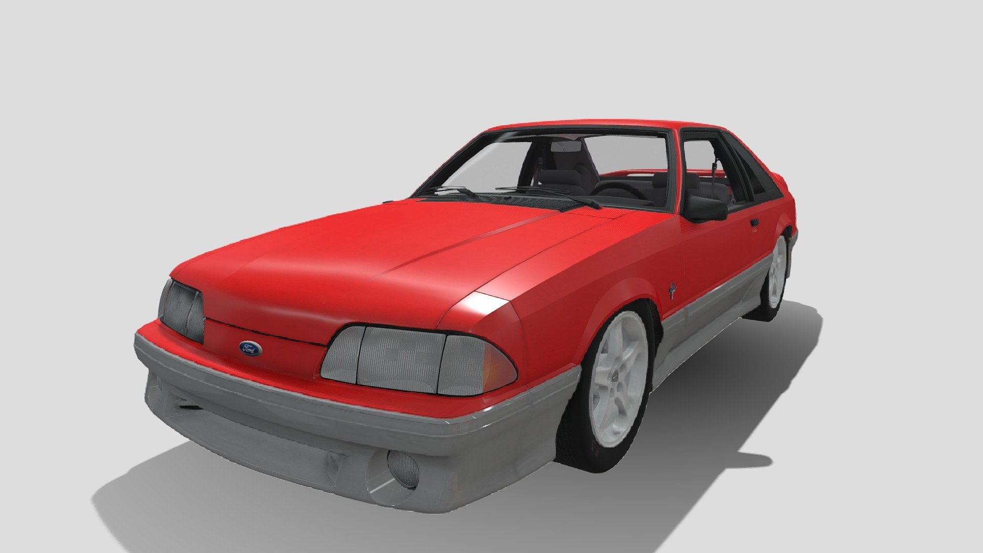 1993 Ford Mustang GT (Foxbody) - Download Free 3D model by Randomness ...