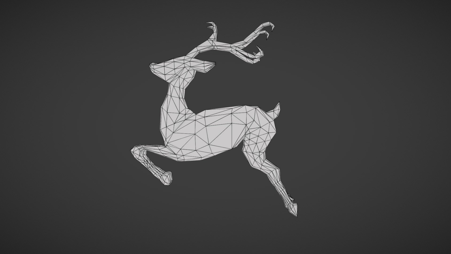 #3December- Deer #6 | Minimalist - 3D model by AleX (@Omnilatigo96 ...