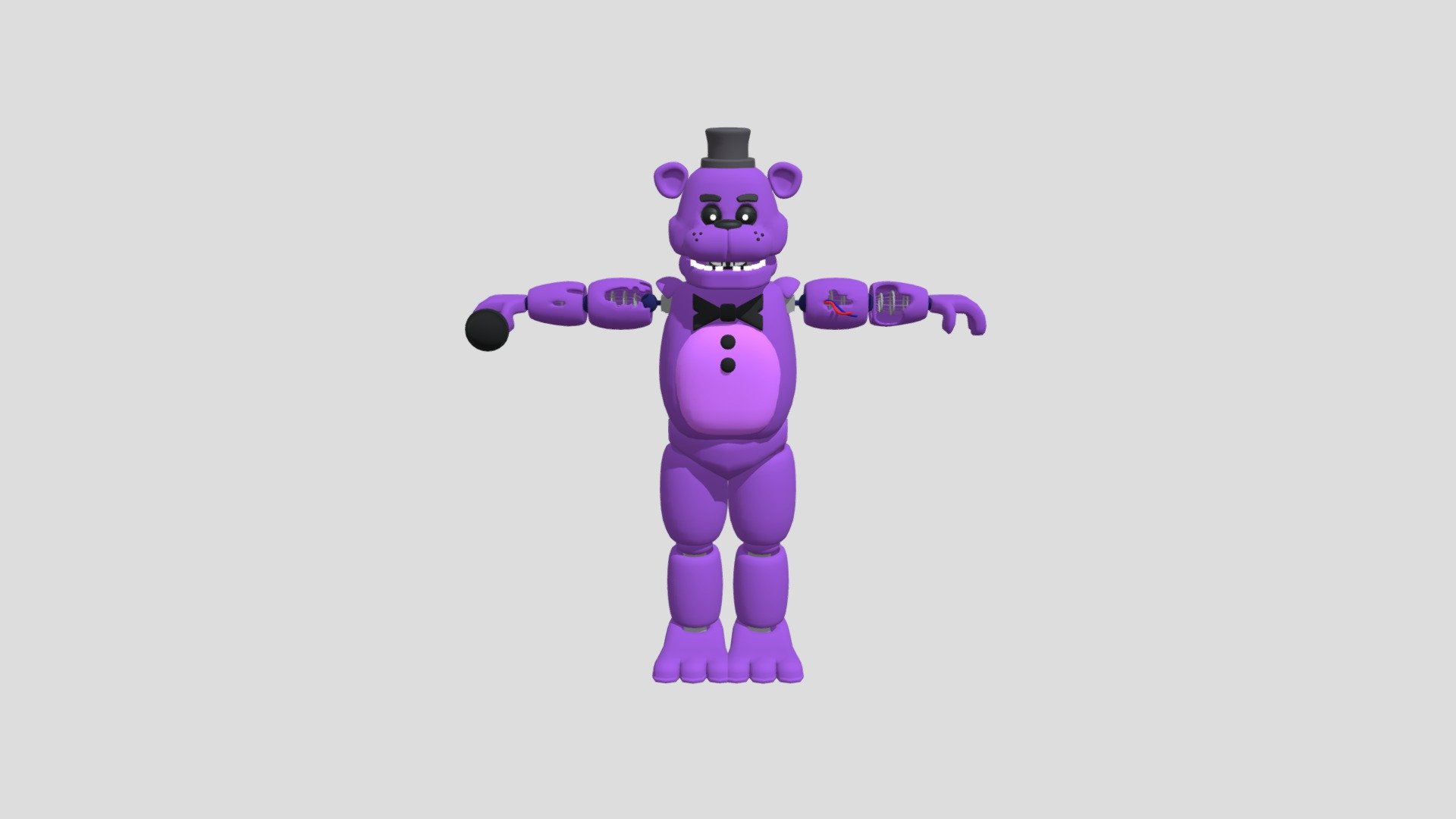 Purple freddy 3 - Download Free 3D model by Nacho1012 [7057918] - Sketchfab