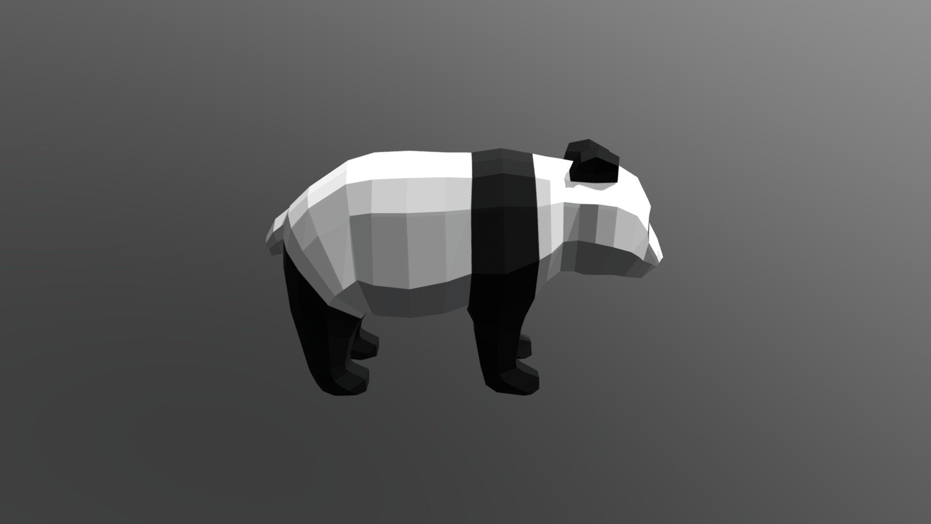 Panda Textured - 3D model by ChibiCreates [705a3c9] - Sketchfab