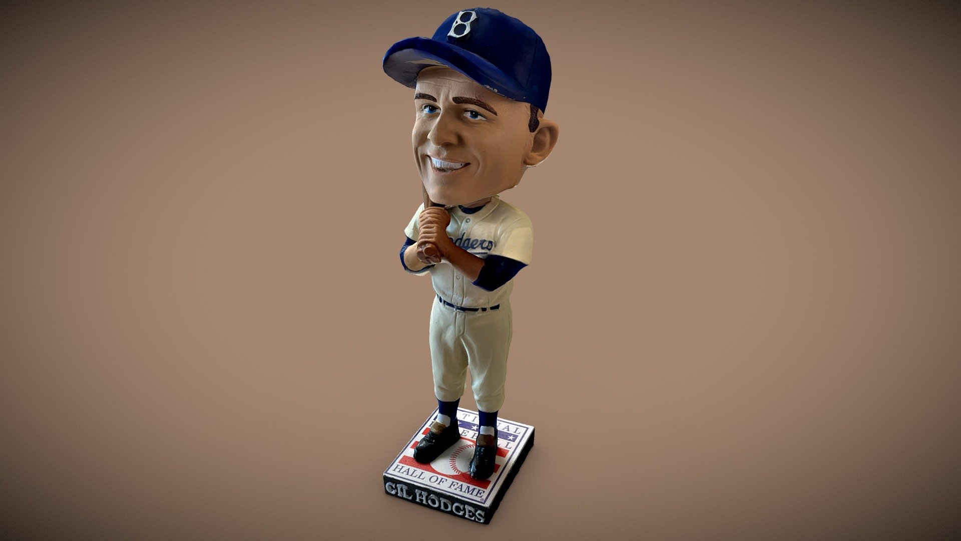 Brooklyn Dodger Pee Wee Reese Bobblehead - Download Free 3D model by jtressle [705a607] - Sketchfab