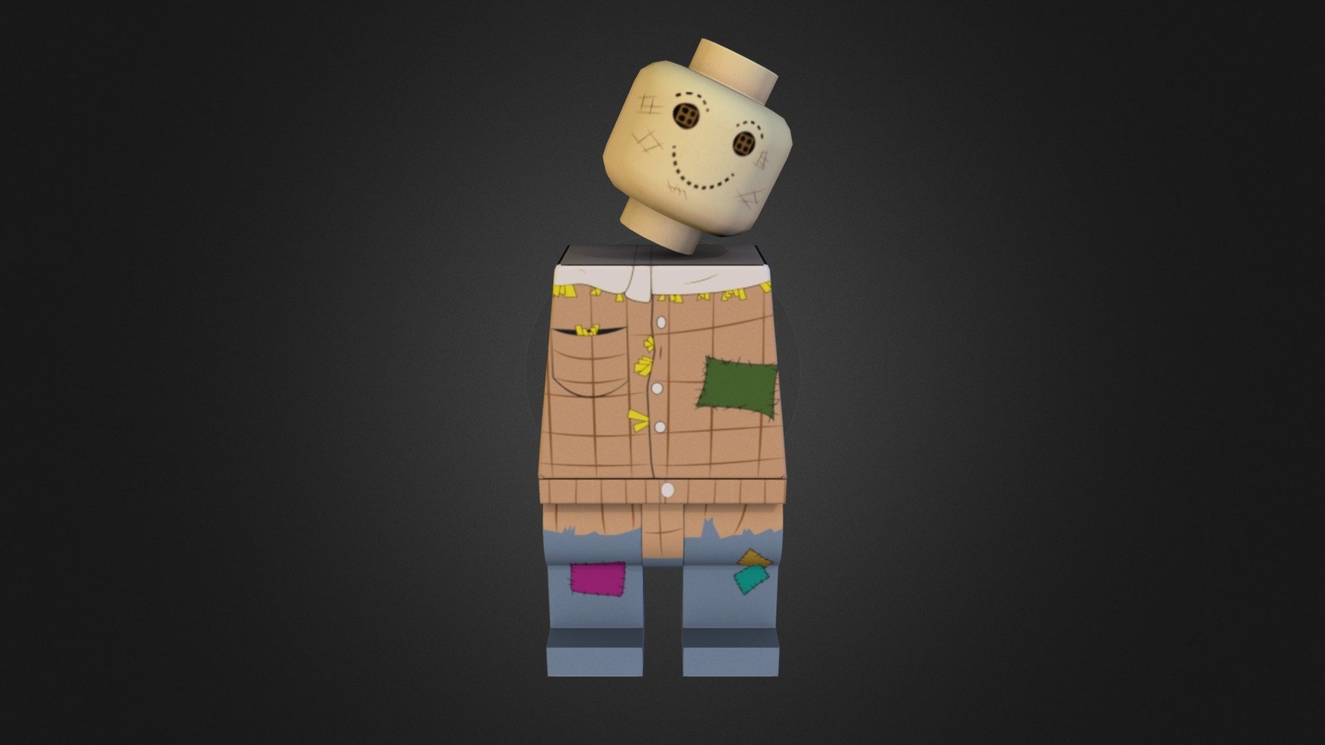 Headless Scarecrow - 3D model by sebasgmas [705a6f4] - Sketchfab