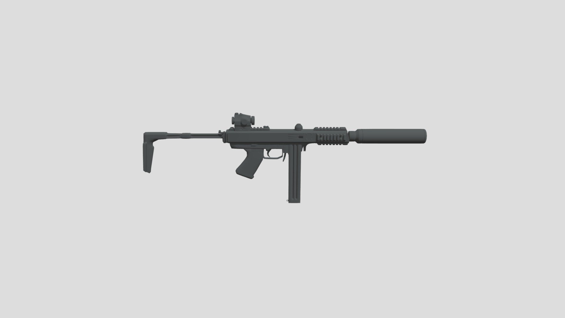 SMG Rifle - 3D model by naumanbarcha [705be32] - Sketchfab
