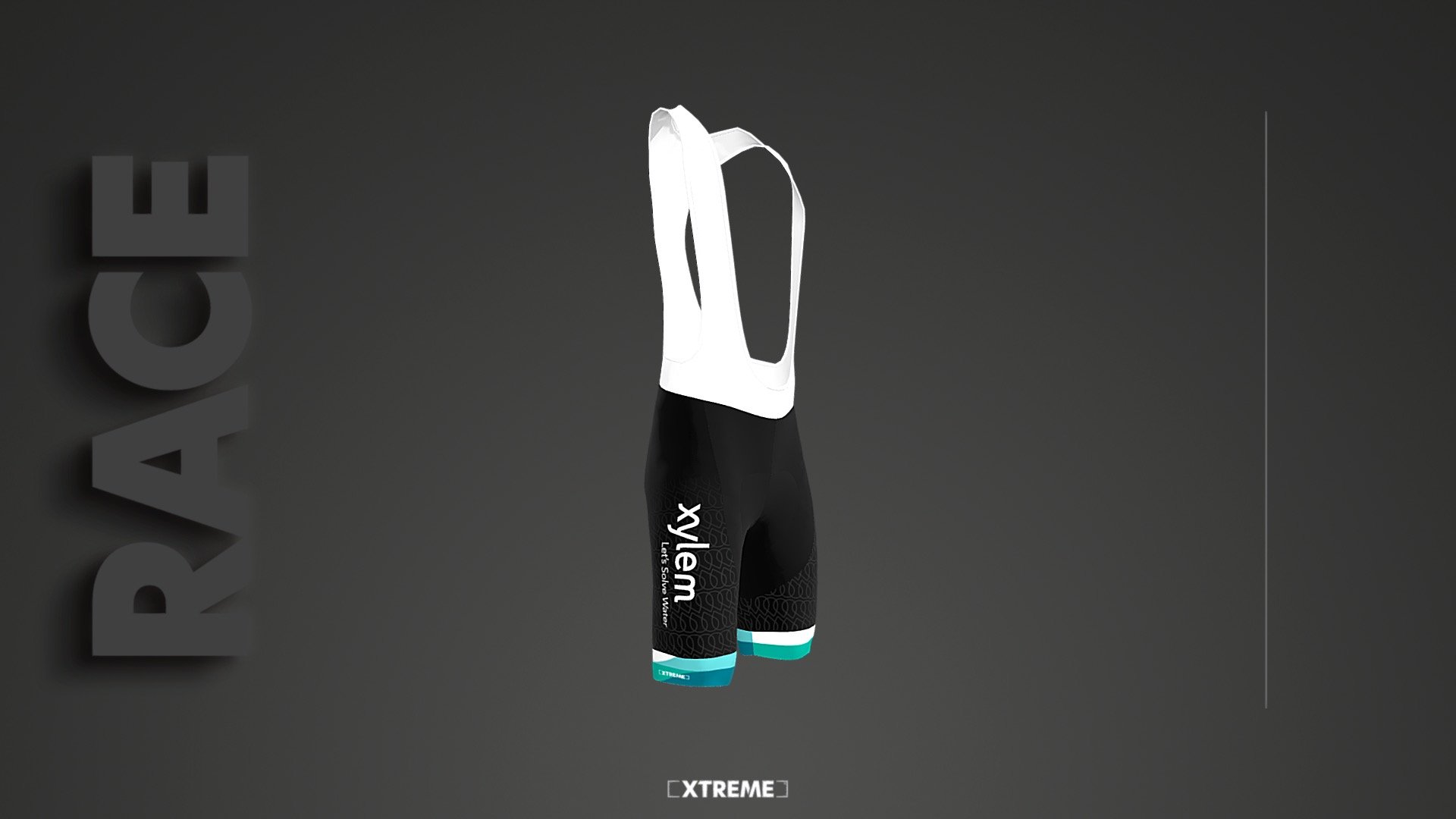Xylem Watermark - Race Bib-shorts 05196 G65 - 3D model by Konggaard ...