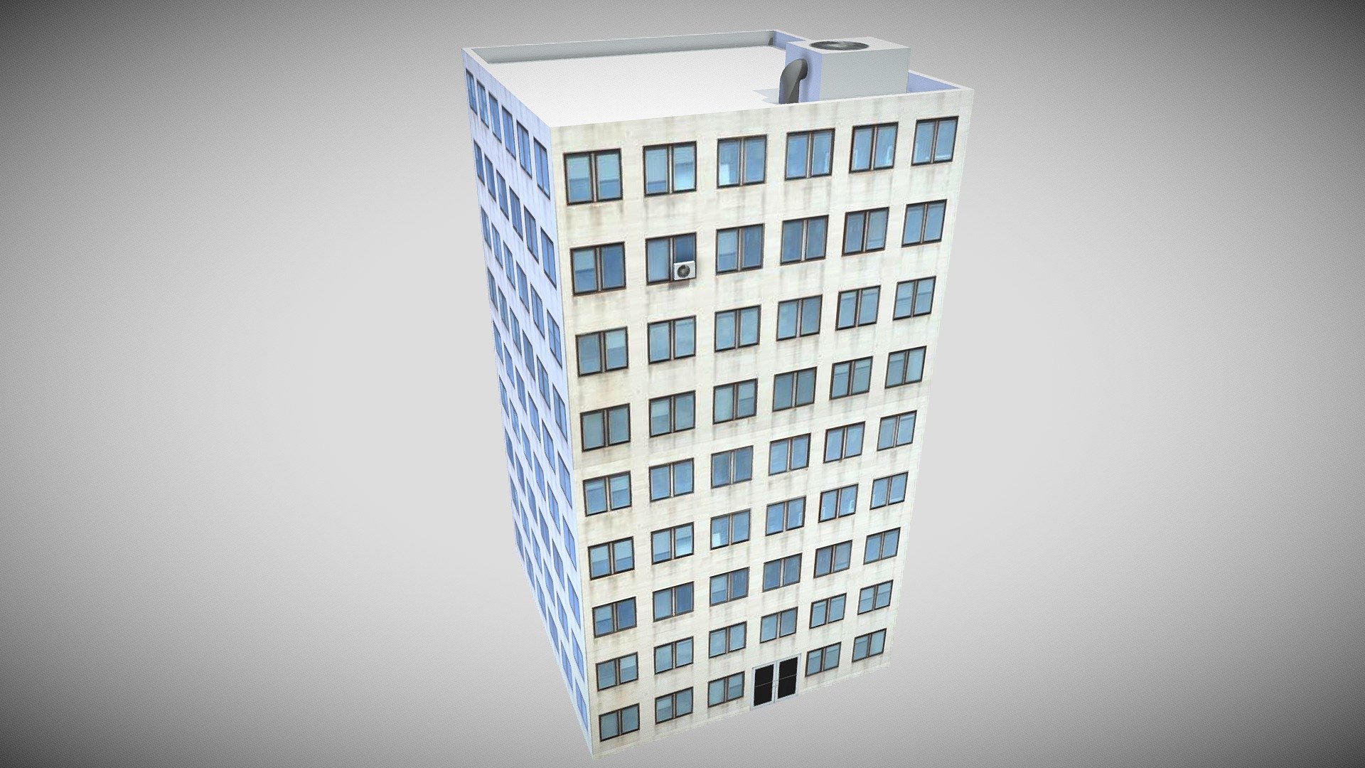 Low Poly Skyscraper - Download Free 3D model by Designed By Jonathan ...