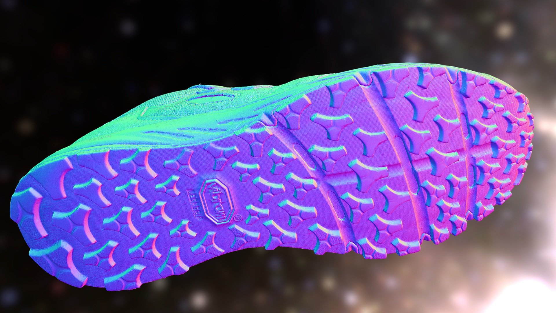 Used_Shoes(RAWMESH_1M) Normal MAP - 3D model by 3D scan studio "iris ...