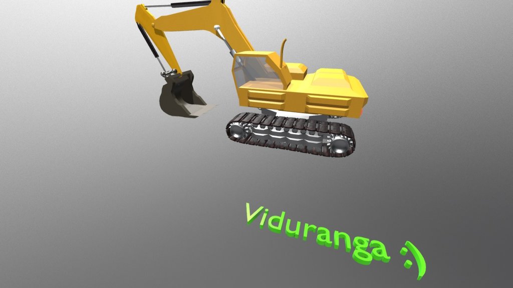 simple excavator - Download Free 3D model by vidux [705ee3a] - Sketchfab