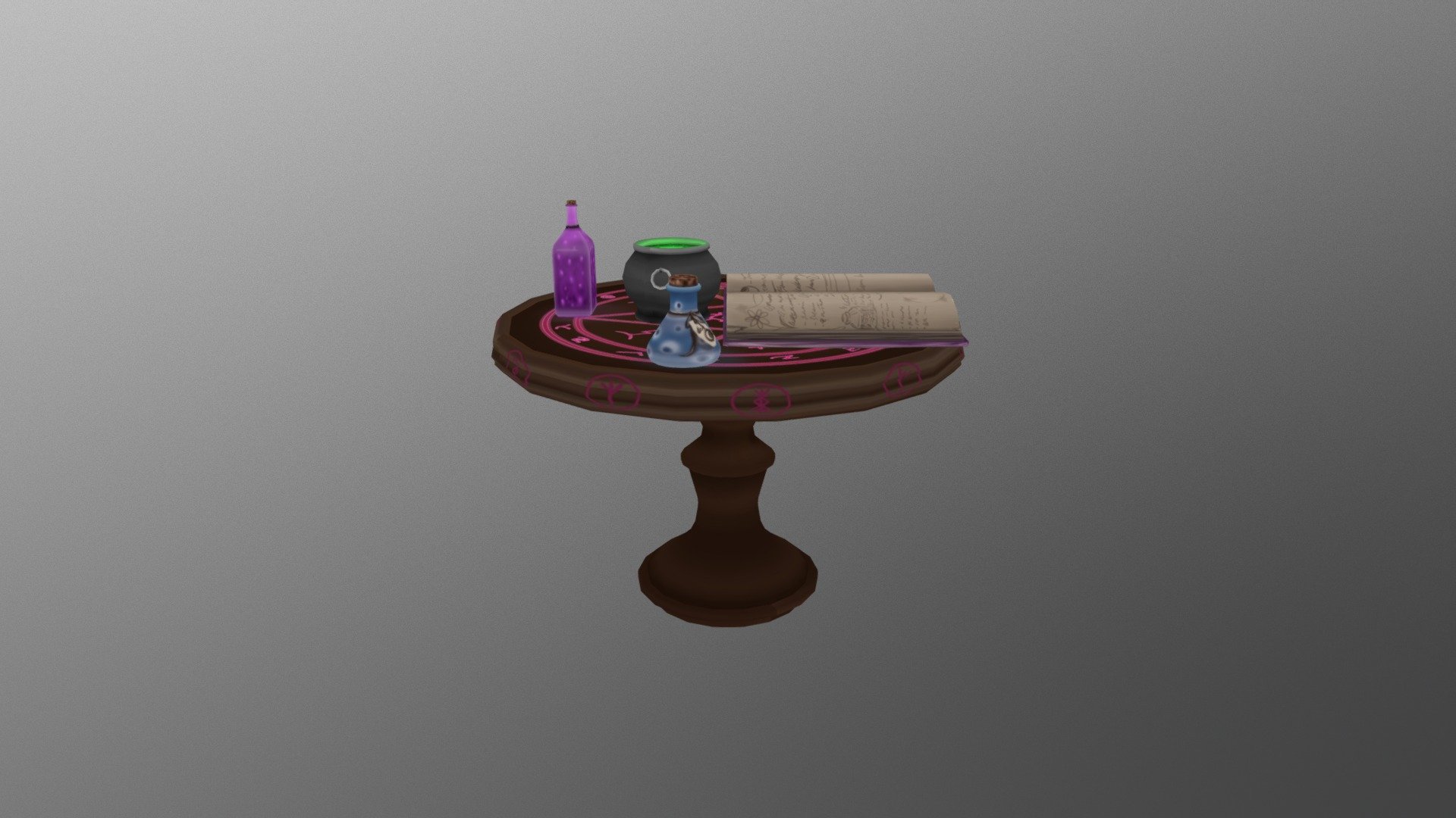 Alchemy Table - 3D model by mlab89 [705fb78] - Sketchfab