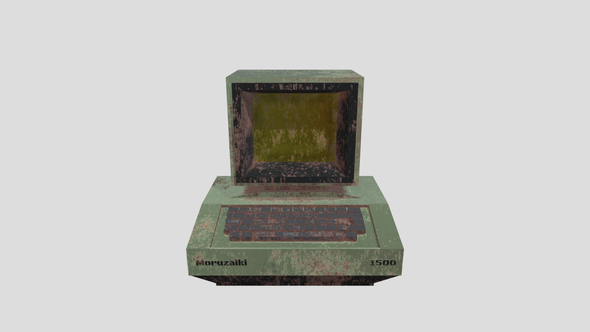 Old Rusty Computer - Download Free 3D model by Aardon [705fd9e] - Sketchfab