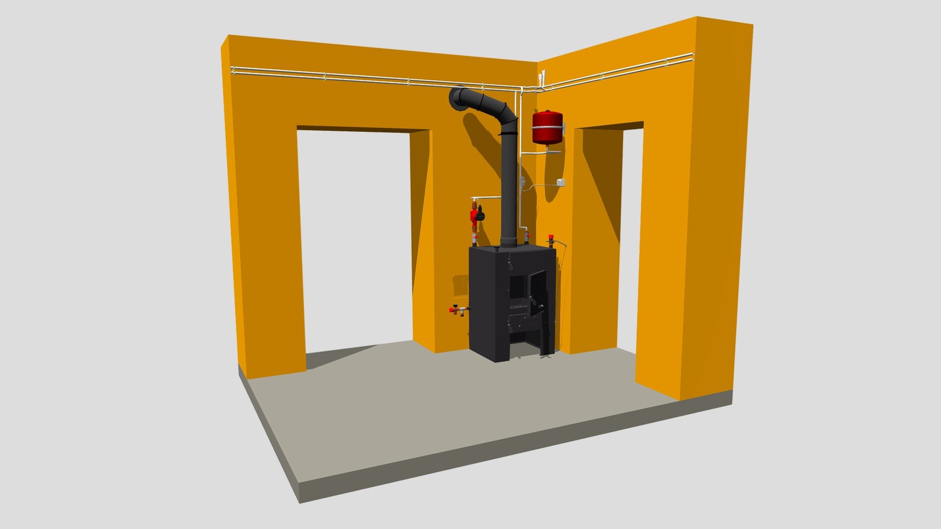 Unique Furnace - 3D model by Krisztian_Molnar [70606ab] - Sketchfab