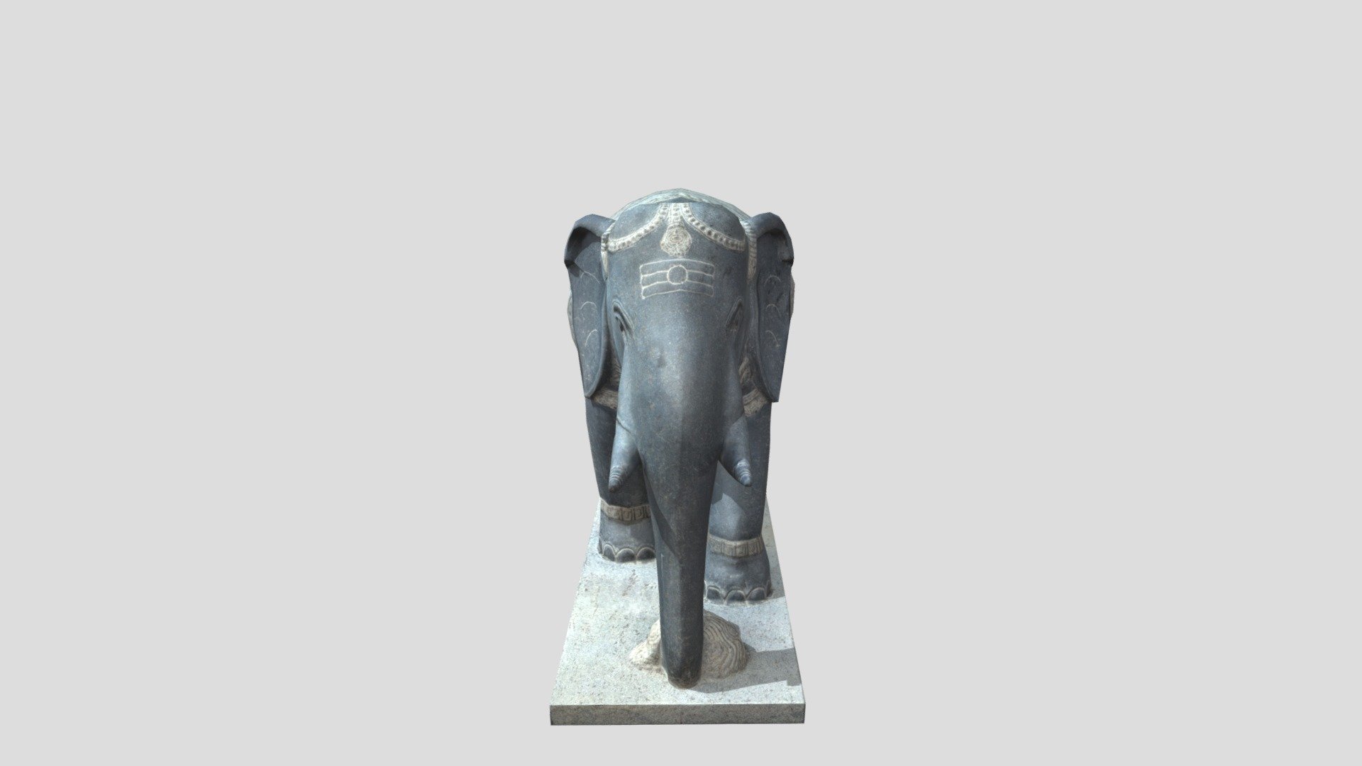Elephant Statue - 3D model by hog3d [7063e6f] - Sketchfab