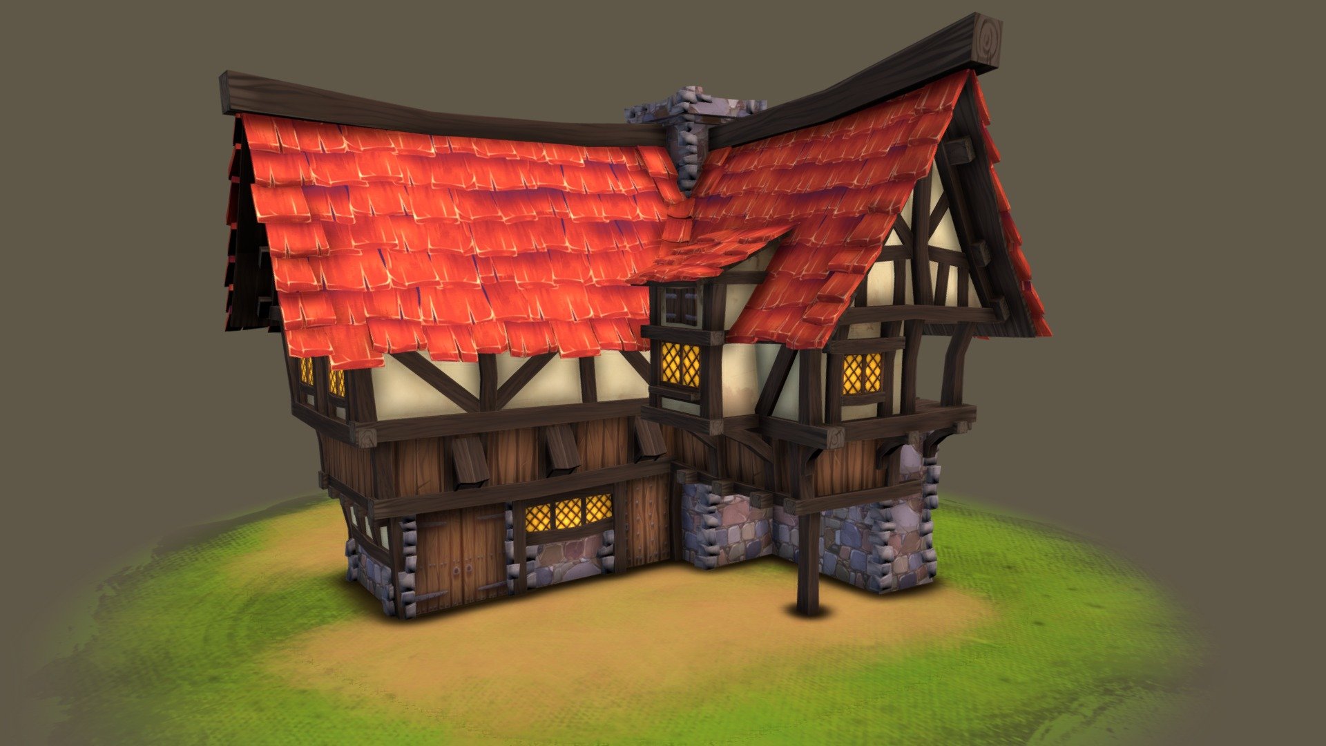 Farmhouse - 3D model by Will Noviss (@WillNoviss) [7064eea] - Sketchfab
