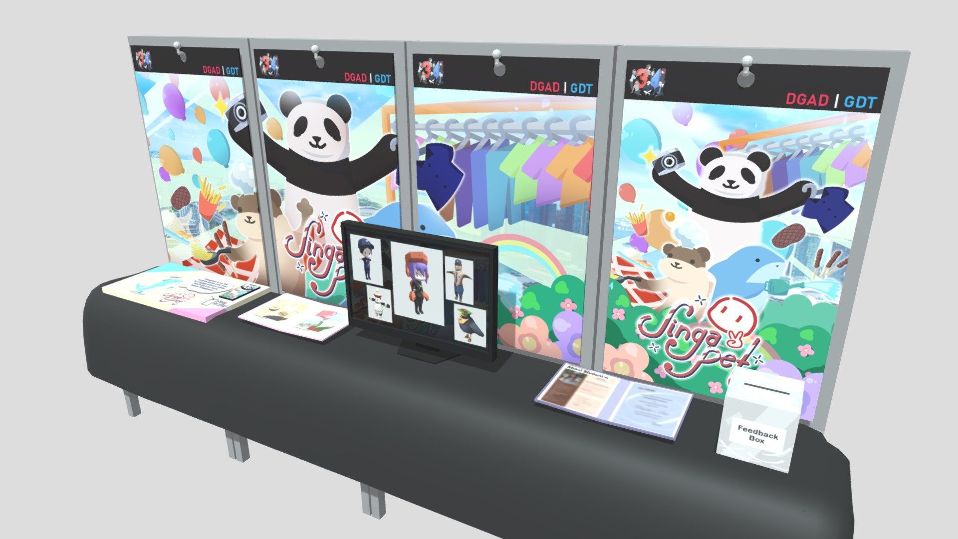 AR_Booth - 3D model by iroha (@iroha_) [7066dfe] - Sketchfab