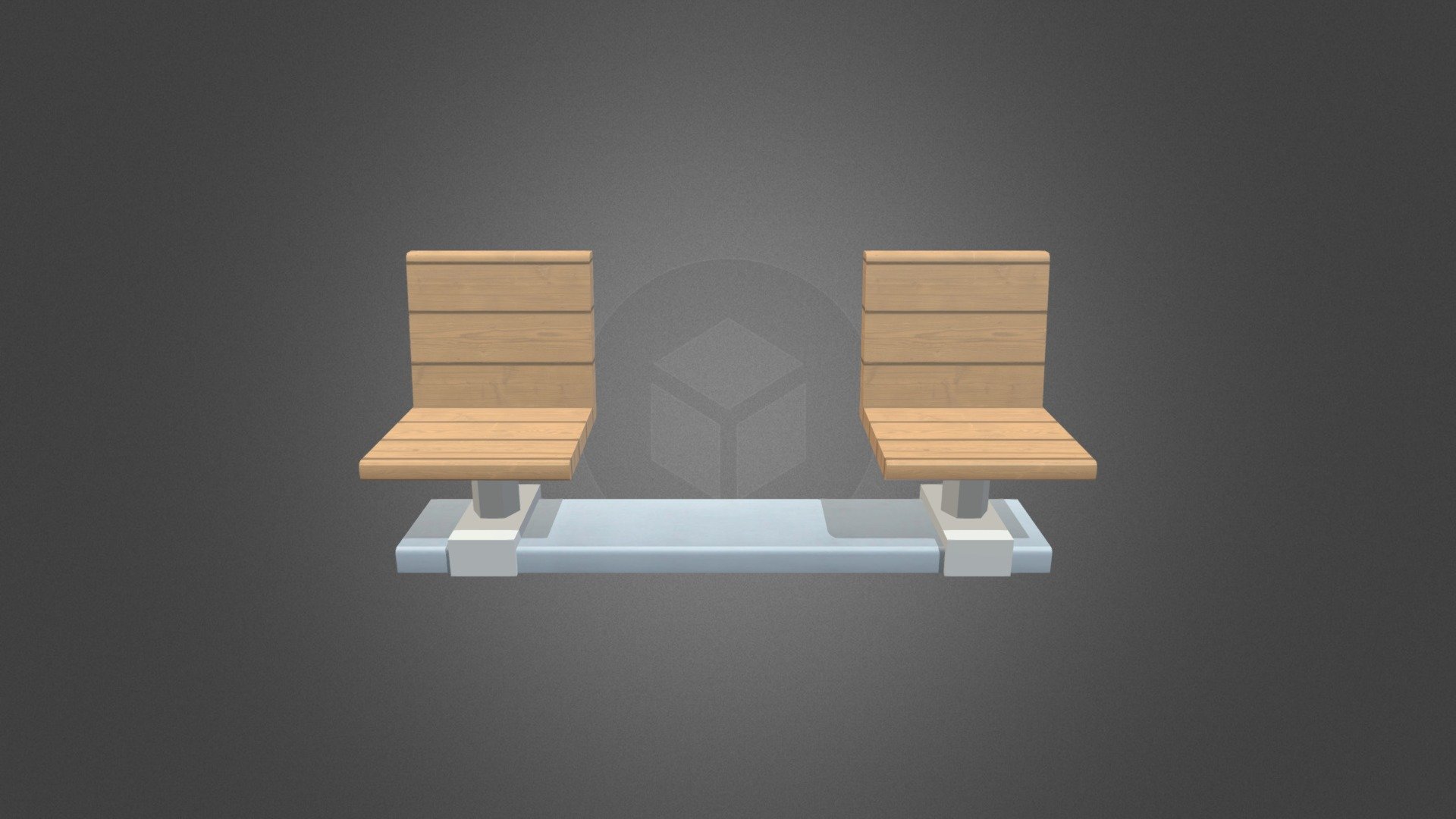 lowpoly_Bench - Download Free 3D model by hmj0490 [7067f0c] - Sketchfab