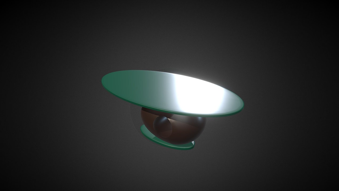 Table with oval shapes - 3D model by Deanora [7068170] - Sketchfab