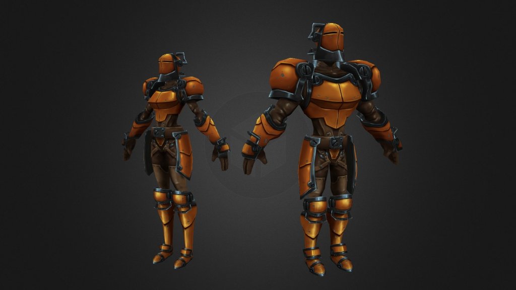 Plate Armor Set - 3D model by iznvm [7068c3b] - Sketchfab