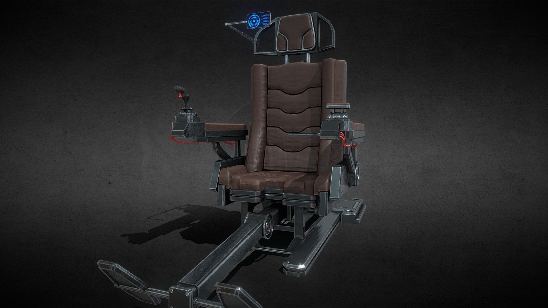 SCIFI - PILOT SEAT 2 *Animated* - Buy Royalty Free 3D model by Demonic ...