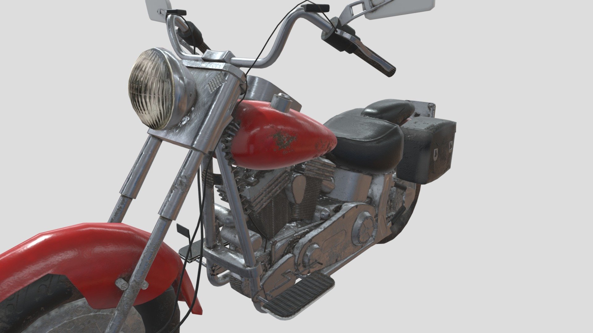 Bike (harley) - 3D model by gokisingh762 [70699d3] - Sketchfab