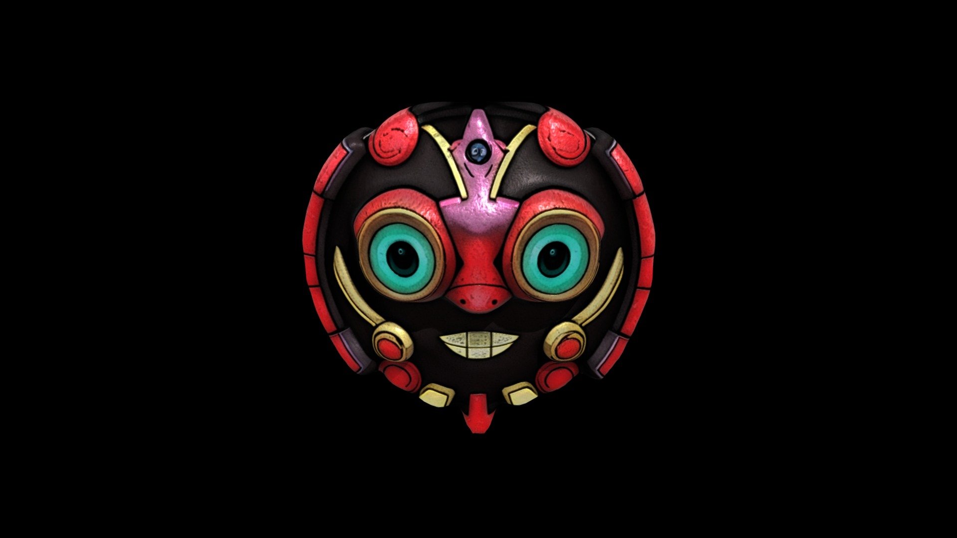 Happy Mask 450 - Download Free 3D model by klrxyz [706ac67] - Sketchfab