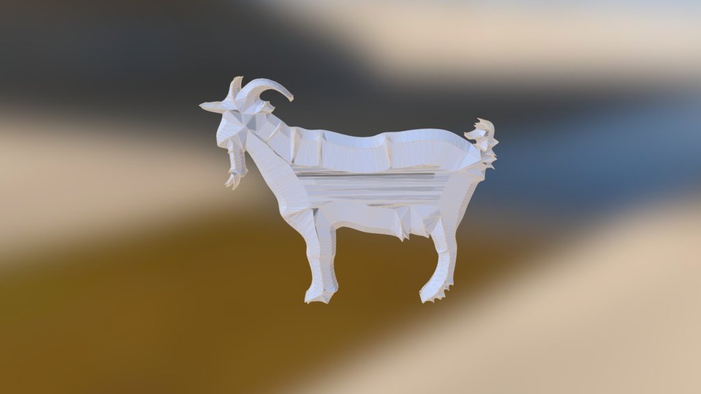 Chèvre - Download Free 3D model by flaunay [706ade2] - Sketchfab