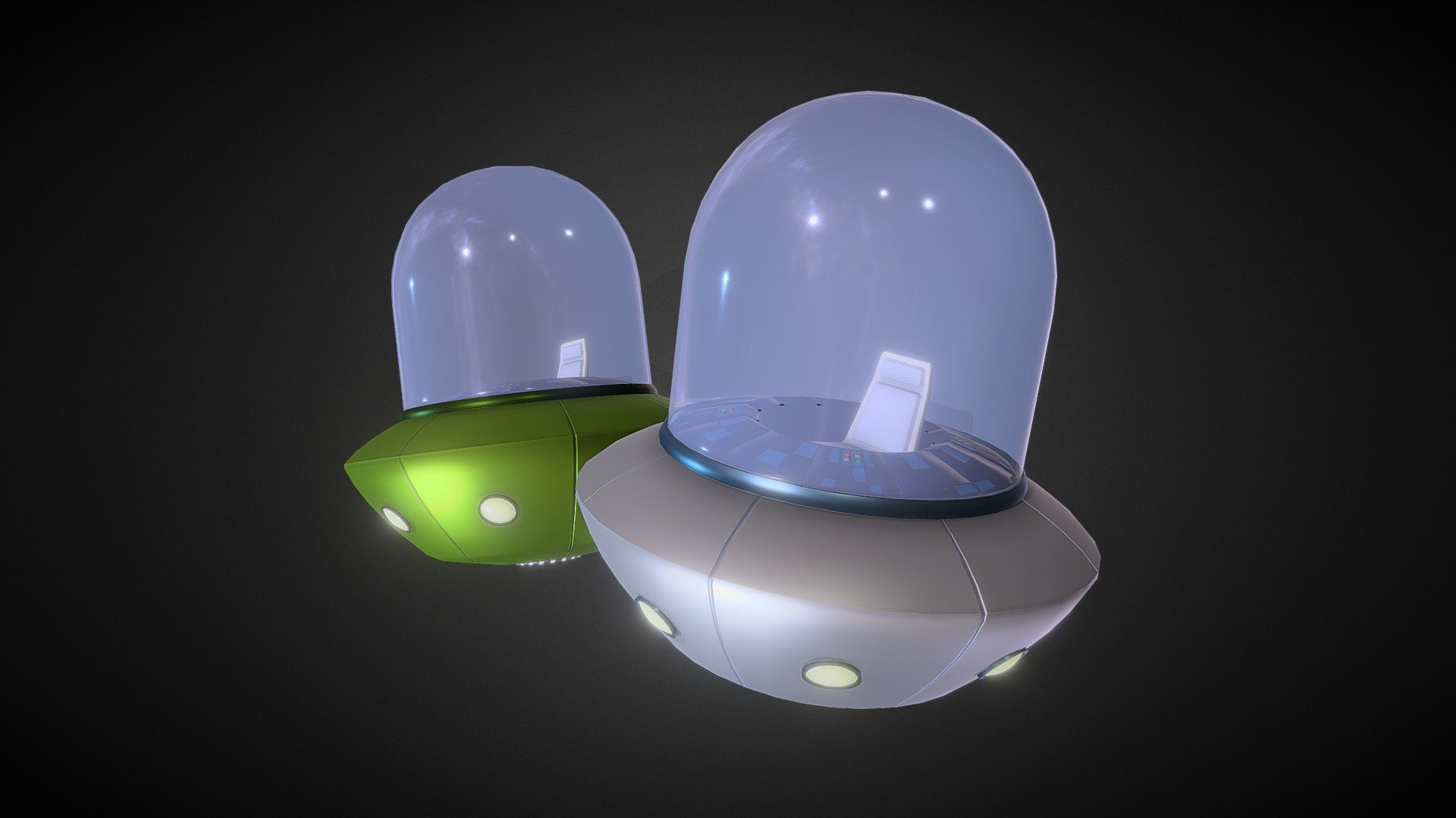UFO_2 - Buy Royalty Free 3D model by WTHanimation [706b6f5] - Sketchfab ...