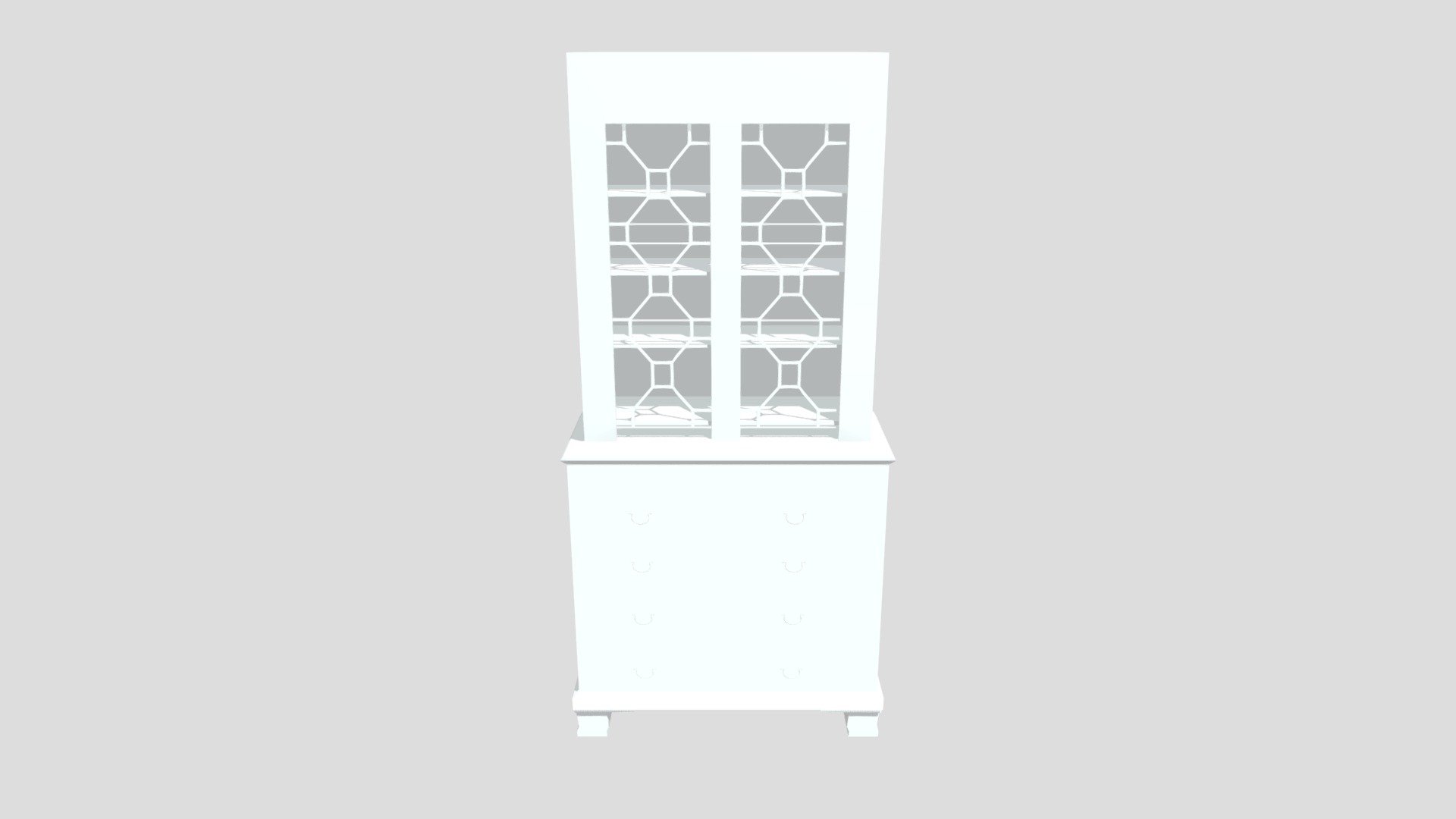 Cabinet Low Poly - 3D model by erroriot [706bf24] - Sketchfab