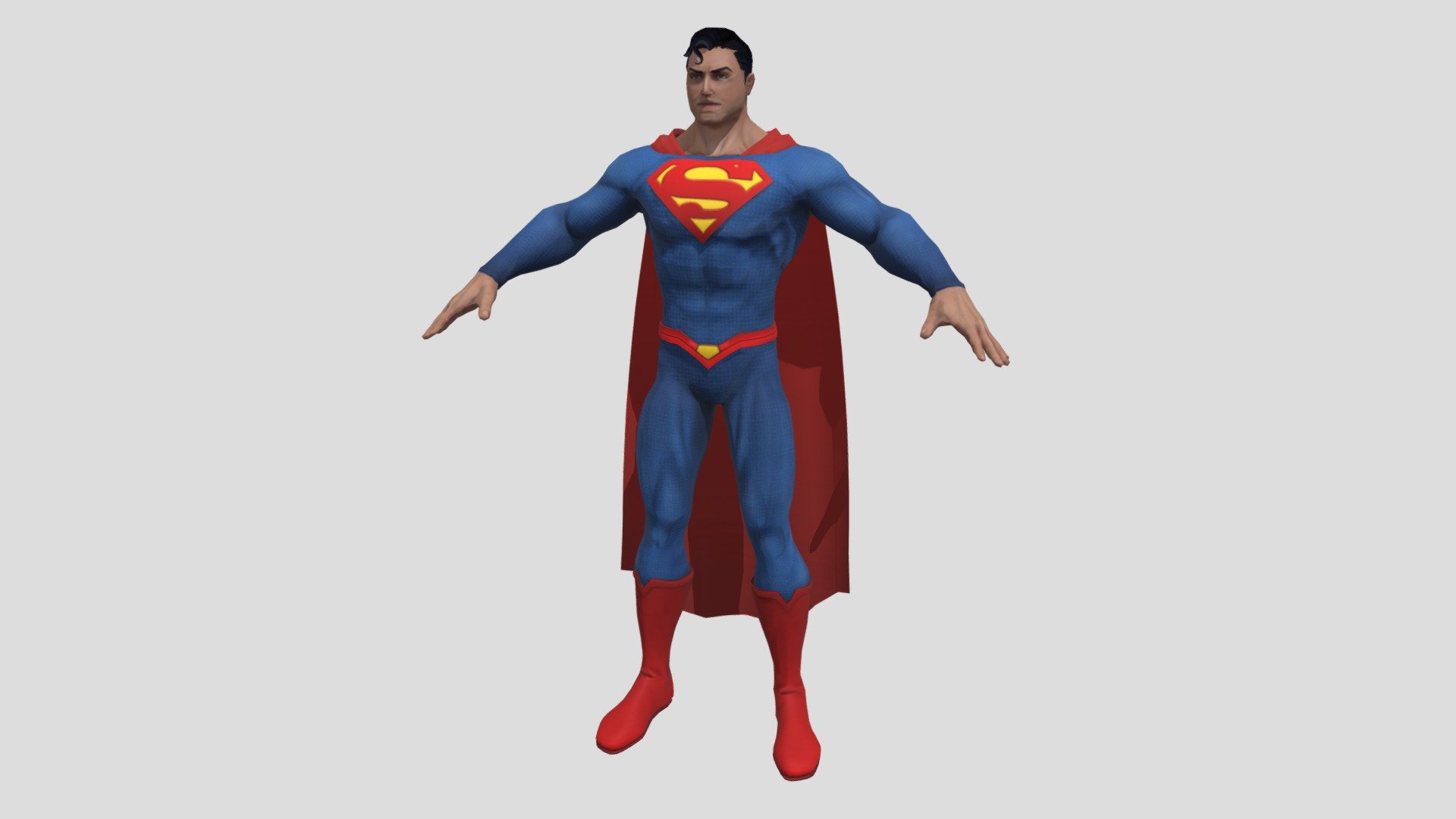 Superman DCUO - 3D model by princeyt [706ccdd] - Sketchfab