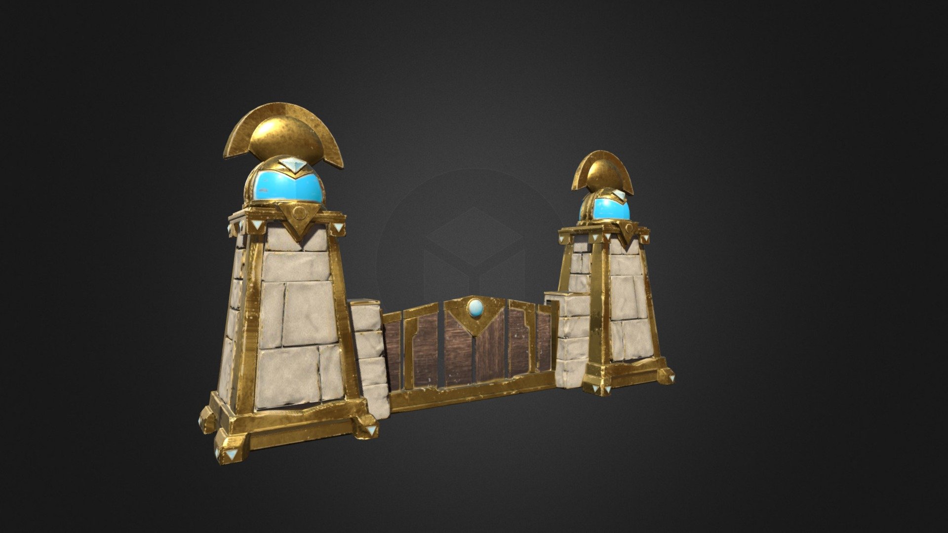 HOS Gate - 3D model by cjmccaleb [706d5d9] - Sketchfab