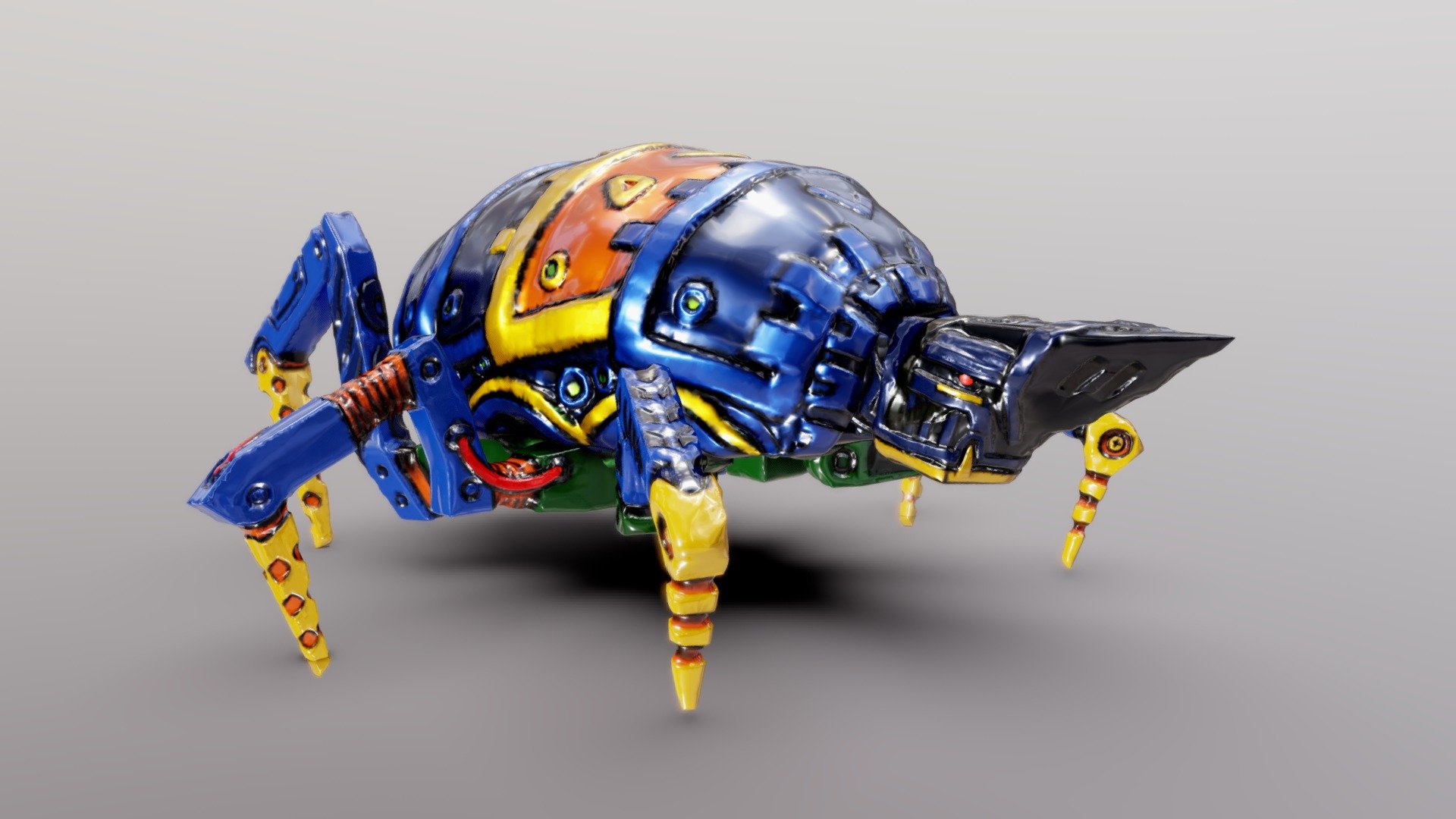 Mecha Kaiju Bug - Buy Royalty Free 3D model by Chaitanya Krishnan ...
