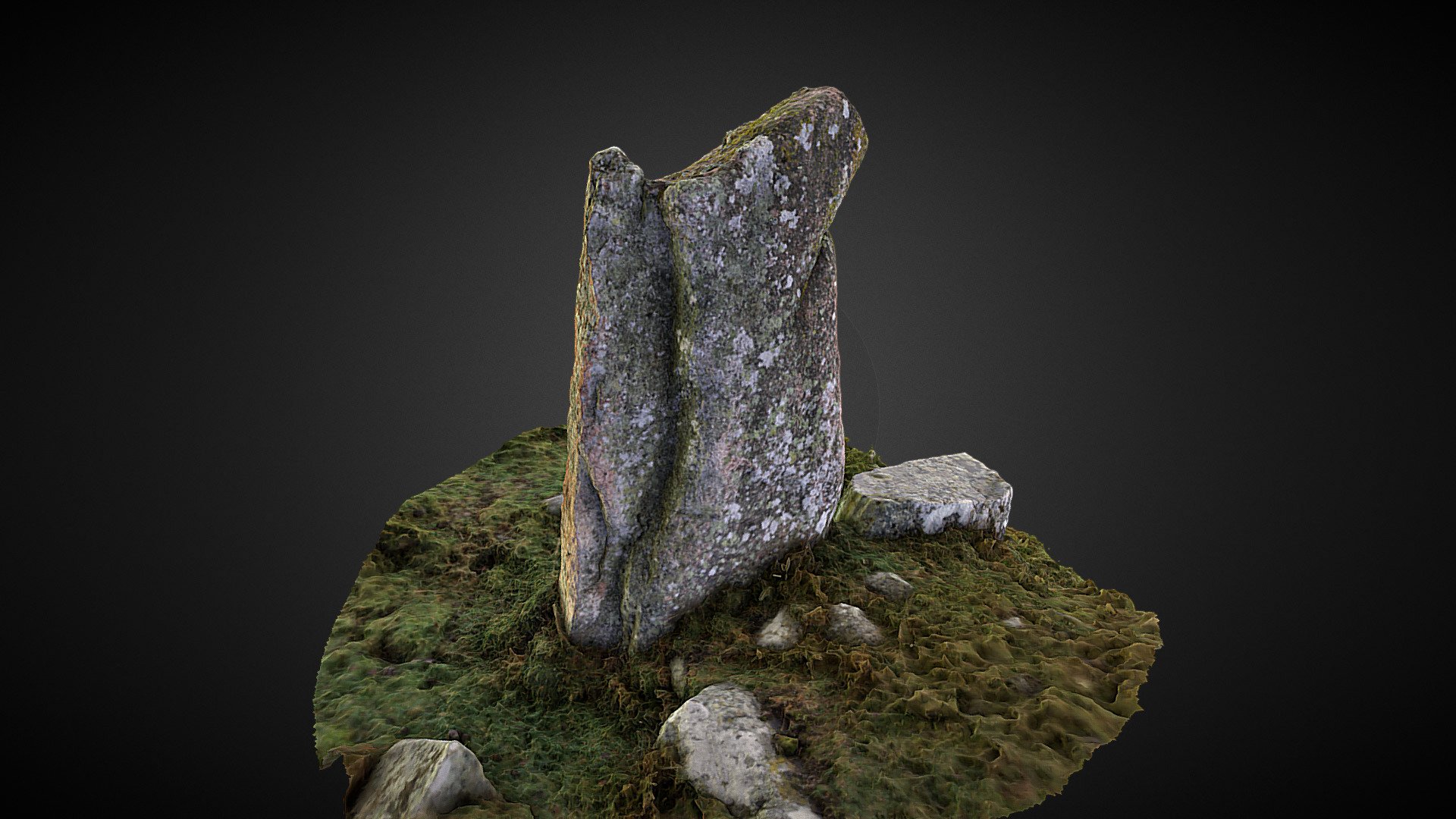 St Manire (The Stone of Ballater) Standing Stone - Download Free 3D ...