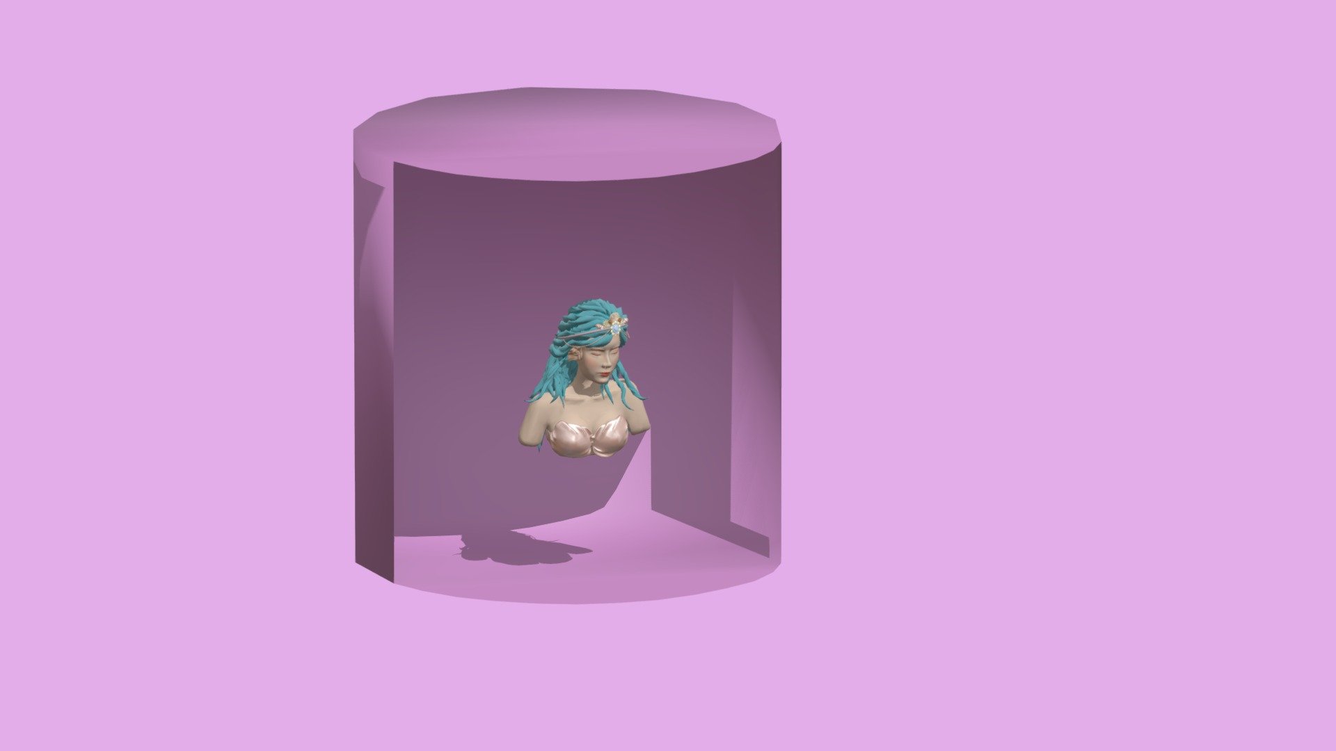 Mermaid (Sculpting) - Half Body - Semi Realistic - 3D model by tn_ad ...